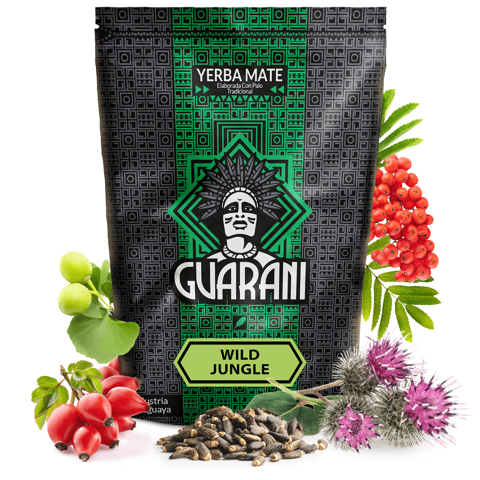 Guarani Wild Jungle 0.5kg | Yerba Mate \ By type \ Flavoured Yerba Mate ...