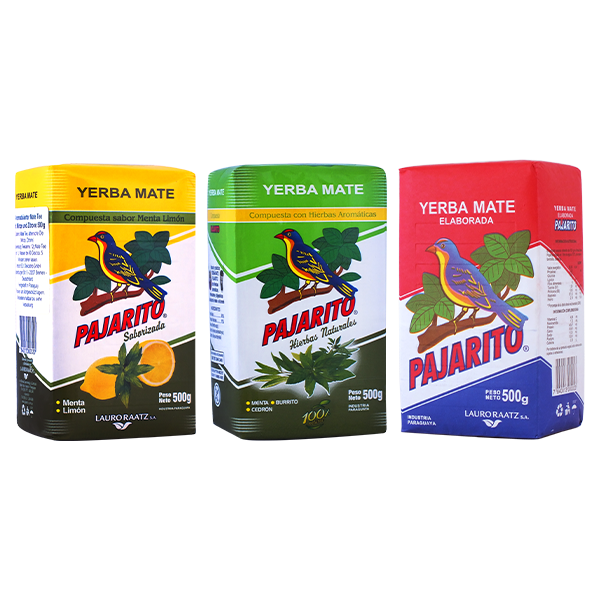 Pajarito Elaborada Con Palo + Saborizada + Hierbas Naturales 3 x 500g ...