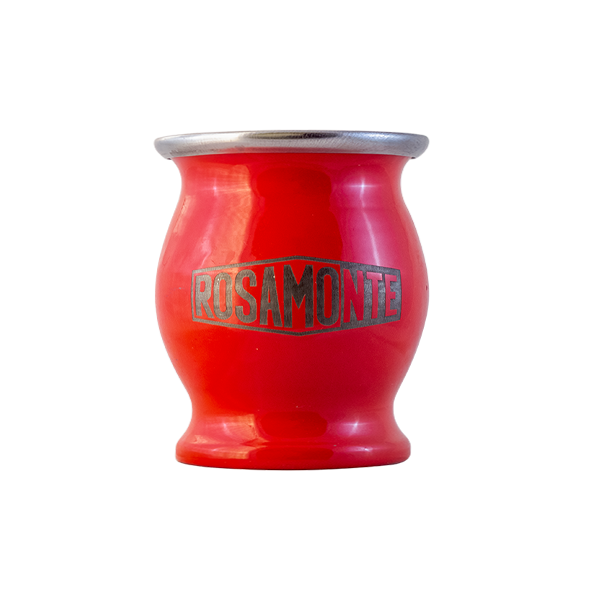 Rosamonte Red Mate Cup | Accessories \ Mates / Gourds \ Colored Mate ...