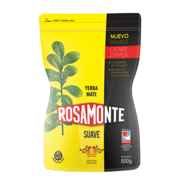 Rosamonte Suave Doypack 0,5kg 500g | Yerba Mate A-Z \ Rosamonte Yerba ...