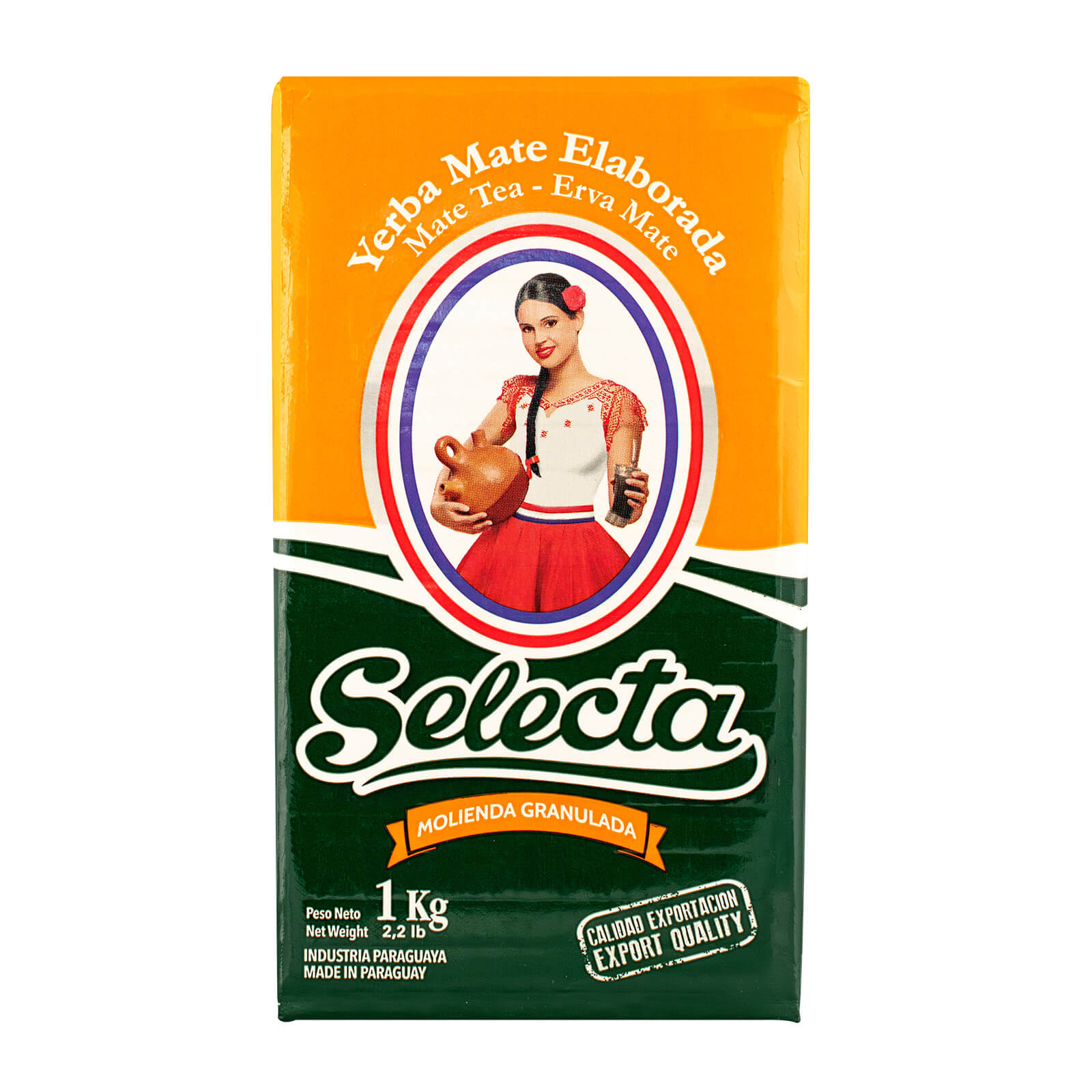 Selecta Elaborada Con Palo Tradicional 1kg | Yerba Mate A-Z \ Selecta ...
