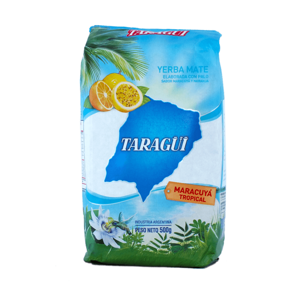 Taragui Maracuya Tropical 0,5kg | Yerba Mate A-Z \ Taragui Yerba Mate ...