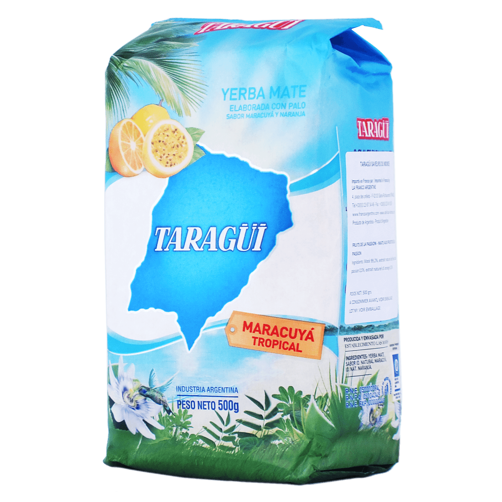 Taragui Maracuya Tropical 0,5kg | Yerba Mate A-Z \ Taragui Yerba Mate ...