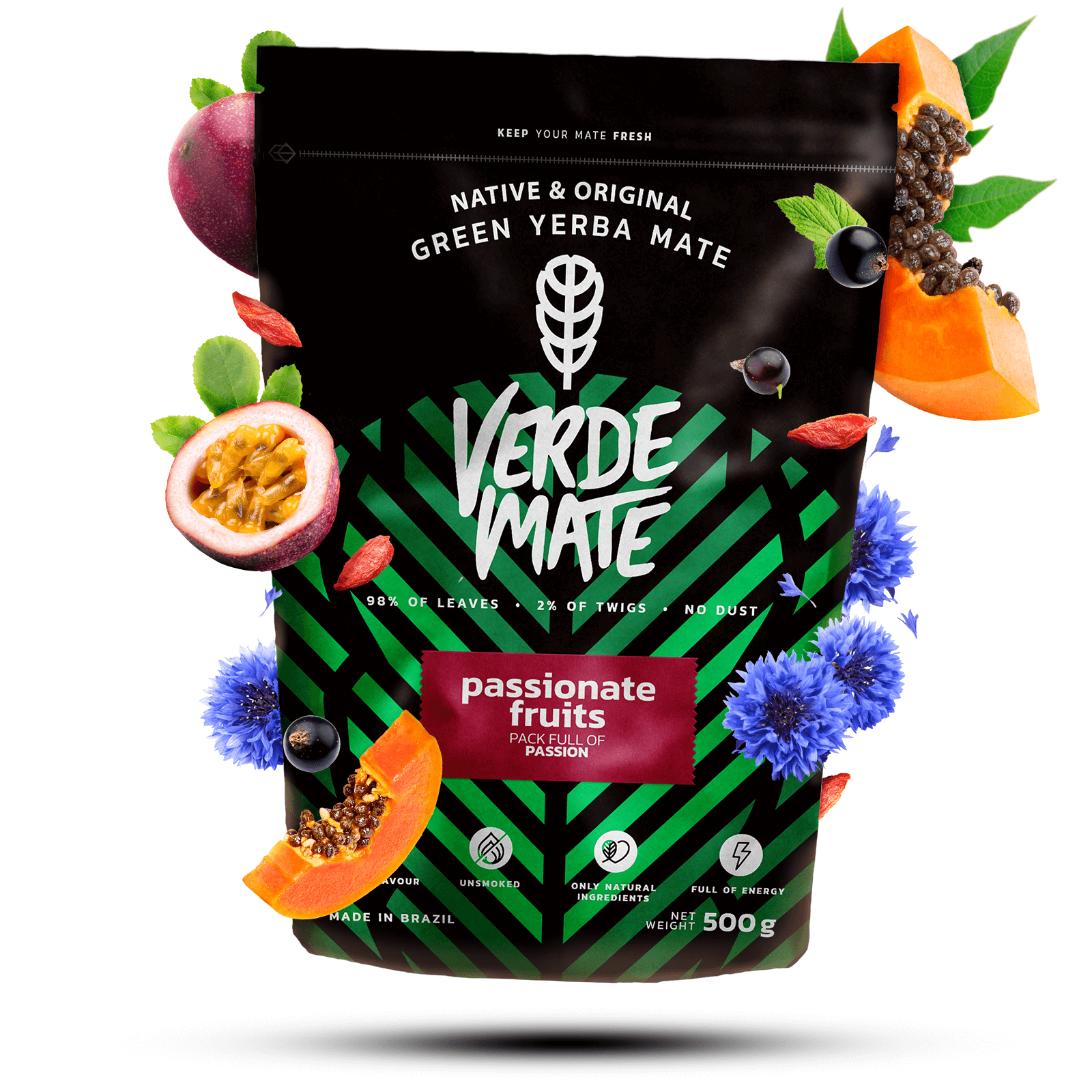 Verde Mate Green Passionate Fruits 0.5kg 500g \ Passionate Fruits ...