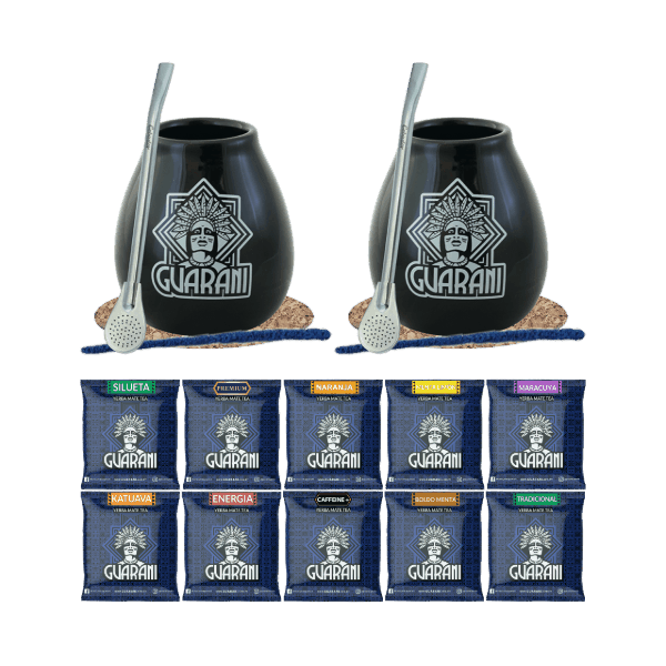 Yerba mate set 10 x 50g | Sets \ Yerba Mate Tea Sets For Couples ...