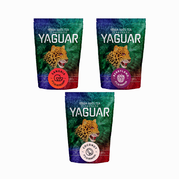 Trio yerba mate Yaguar starter set for beginners | Categories \ Yerba ...