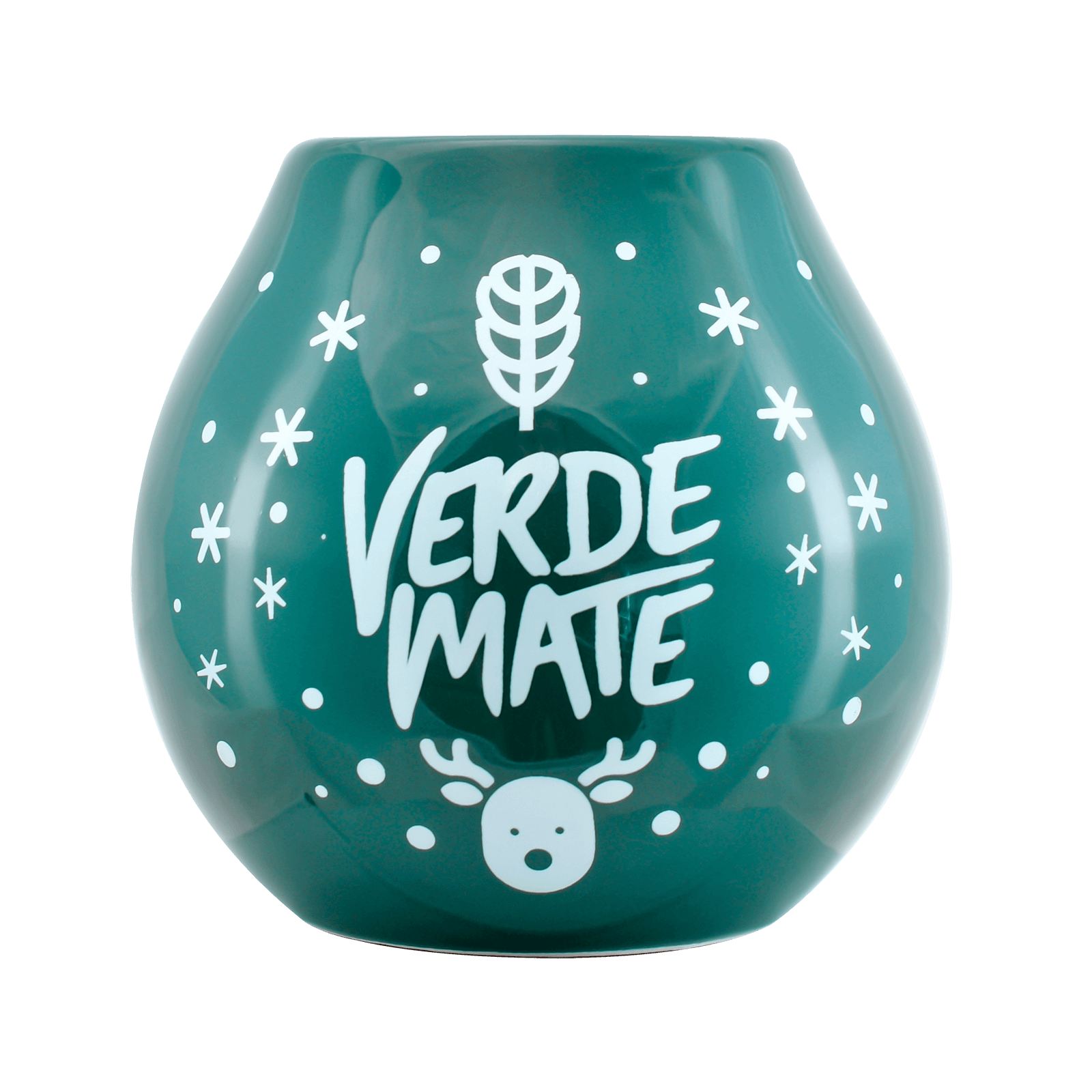 Ceramic Calabash with Verde Mate logo - Winter Time 350ml | | MateMundo ...