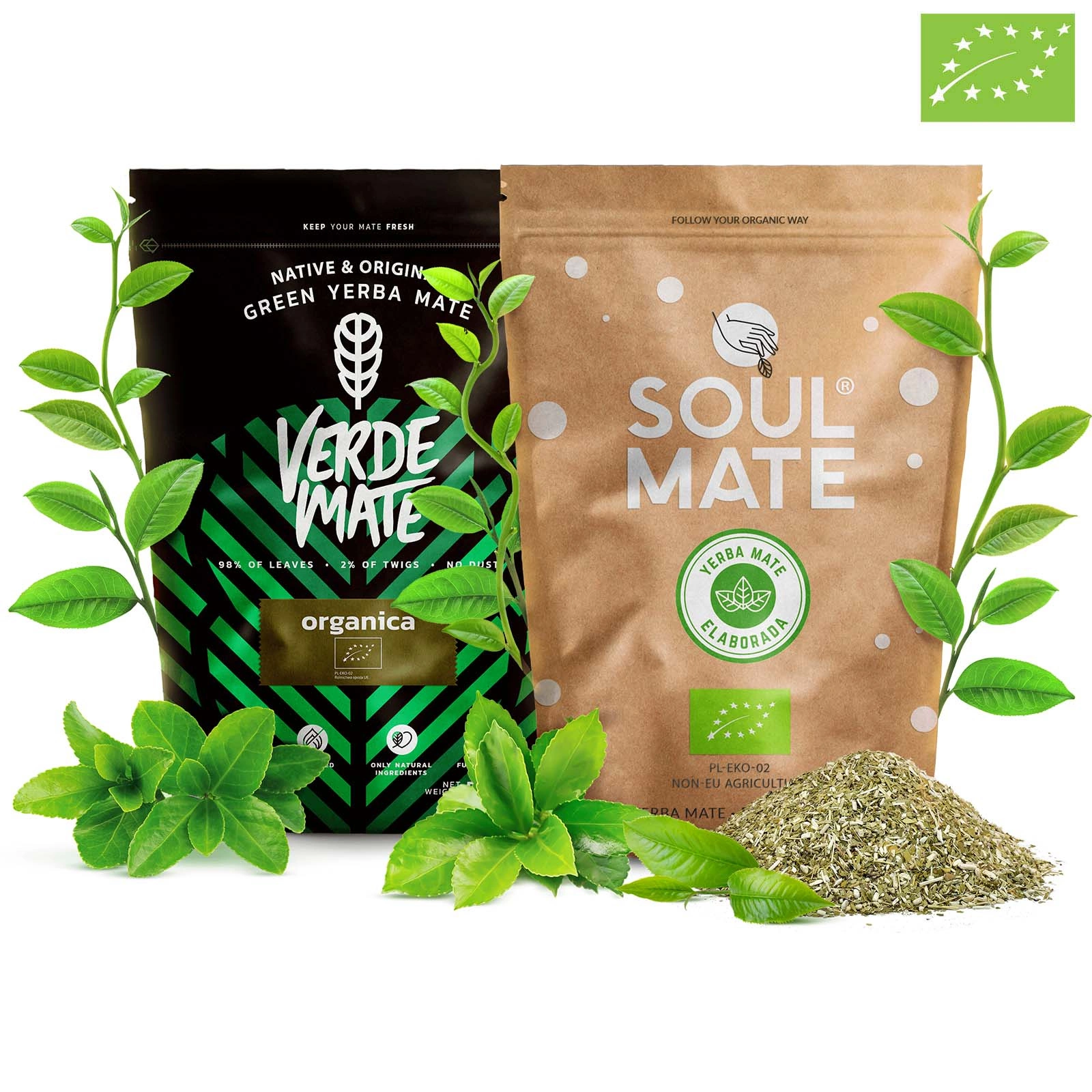 Verde Mate Green Organica 500g + Soul Mate Organica 500g (1kg) | Sets ...